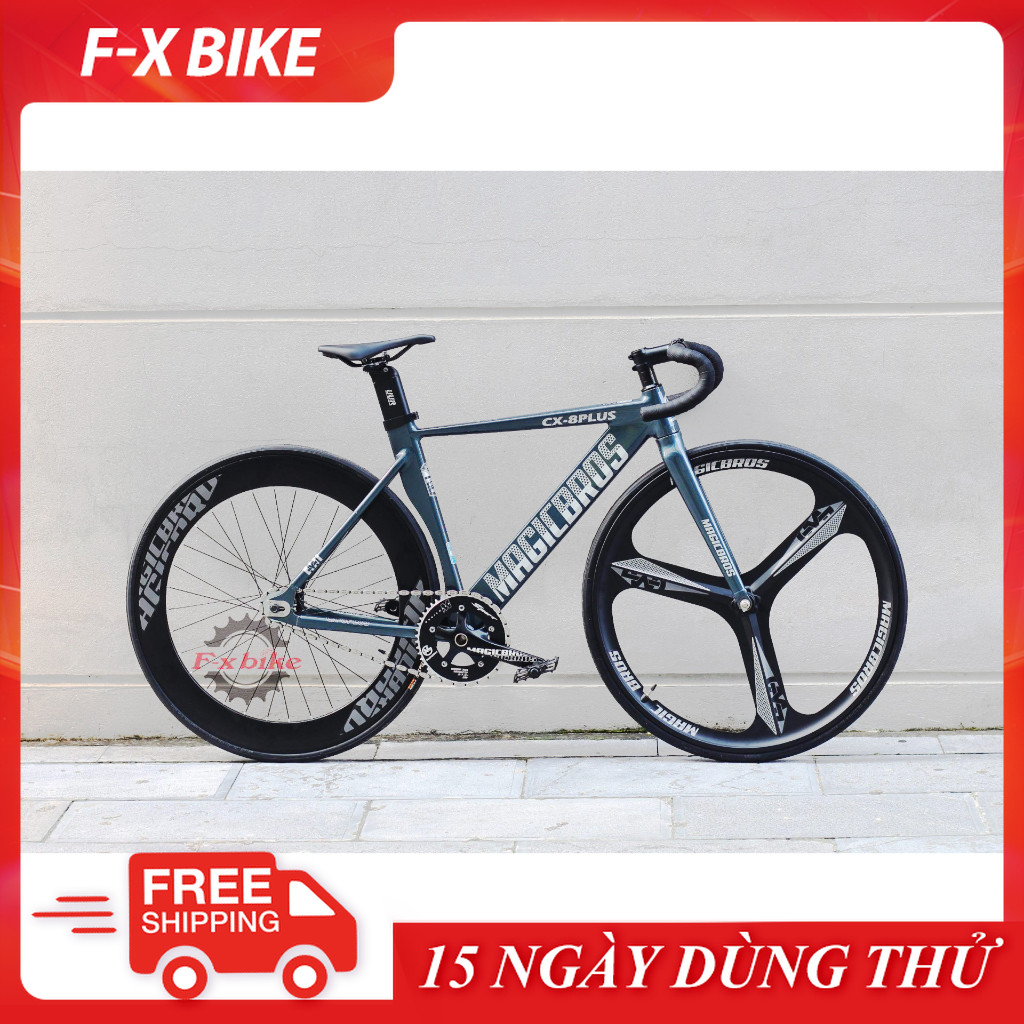 Xe Đạp Fixed Gear Magicbros CX8 Plus Vành 3 Đao, Khung Hợp Kim Nhôm Cực ...