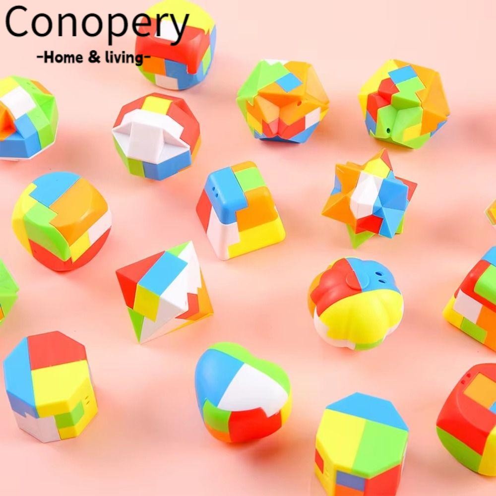 CONOPERY Puzzle Luban Lock, Brain Teaser Game Nhựa Luban Puzzle Magic ...