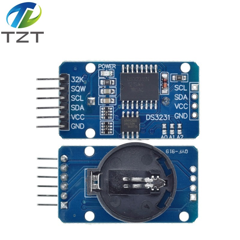 Mới Chính Hãng DS3231 AT24C32 IIC Chính Xác RTC Đồng Hồ Thời Gian Thực Mô Đun Bộ Nhớ Cho arduino ...