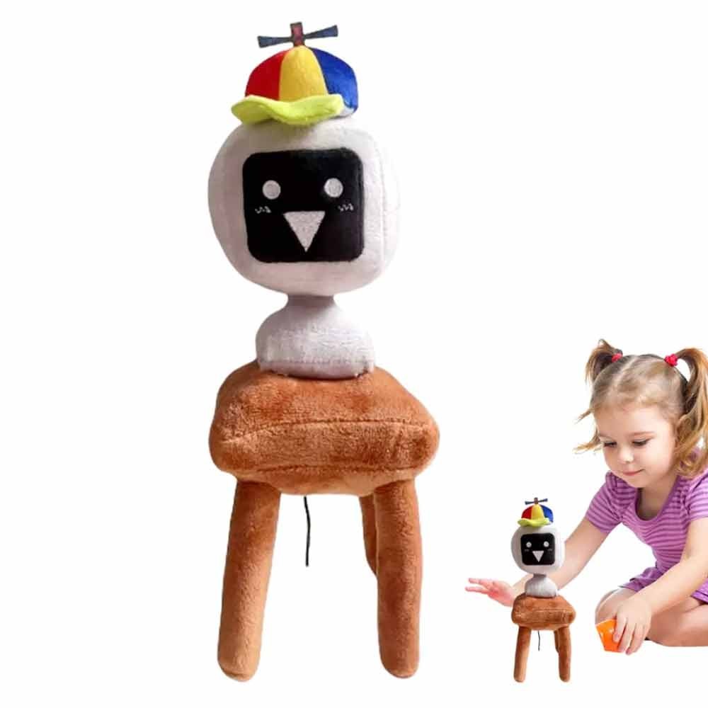 Sprunki Mr. Fun Computer TV Man Plush Doll 9.84 Inches Music Game Doll ...