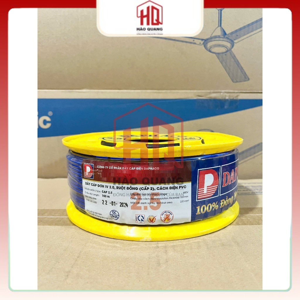 Dây Điện Đơn Daphaco 2.5mm Lõi Đồng - Dẫn Điện Tốt - Chính Hãng | Shopee Việt Nam