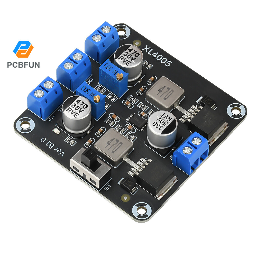 Pcbfun DC-DC 5-32V đến 0.8-30V Mô-đun nguồn bước xuống có thể điều chỉnh Xl4005E1 Mô-đun nguồn ...