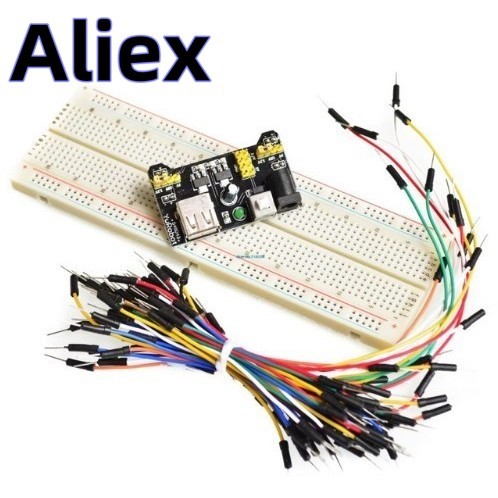 Mới MB-102 MB102 Breadboard 400 830 Điểm Hàn PCB Bánh Mì Ban Thử Nghiệm ...