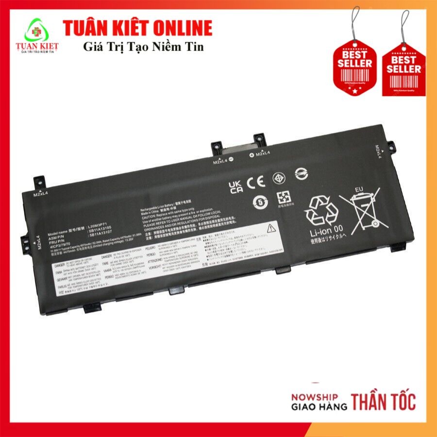 Pin Lenovo ThinkPad X13 Yoga Gen 2 P16 Gen 1 V17-IIL ideapad 3-17 3 ...