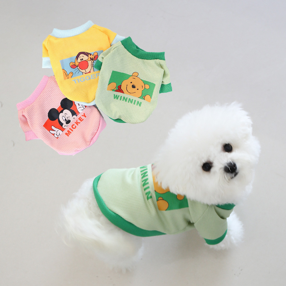 Quần Áo Thú Cưng Mùa Xuân Thu Áo Pooh Chuột Mickey Hoạt Hình Quần Áo ...