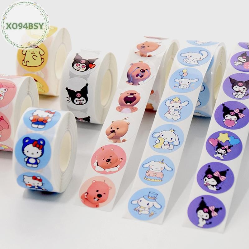 Xo94bsy 500 Cái / cuộn Phim Hoạt Hình Anime Dán Dễ Thương Sanrio Hello ...