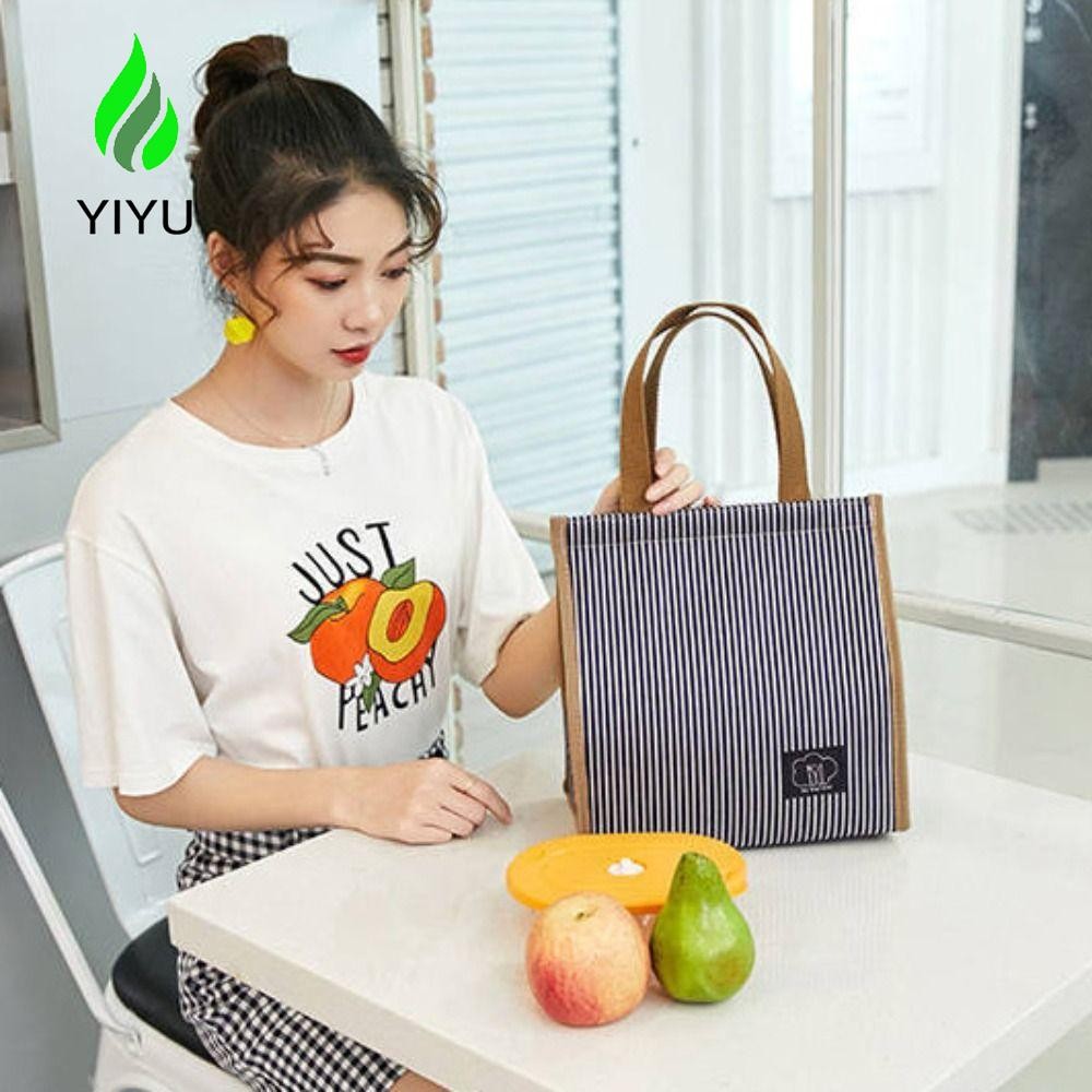 Túi cơm trưa giữ nhiệt cách nhiệt YIYU Sọc Đồ ăn nhẹ nhỏ đa chức năng | Shopee Việt Nam