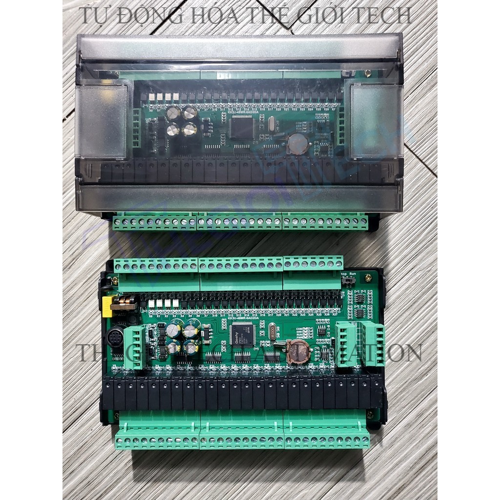 Board Mạch Lập Trình PLC KW FX3U-14/20/30/48/MR/MT relay transistor MD8 ...