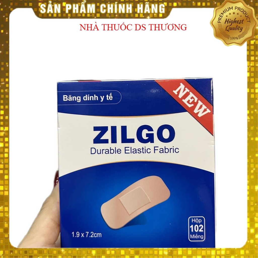 Băng cá nhân Zilgo - hộp 102 miếng - kích thước 1.9*7.2cm | Shopee Việt Nam