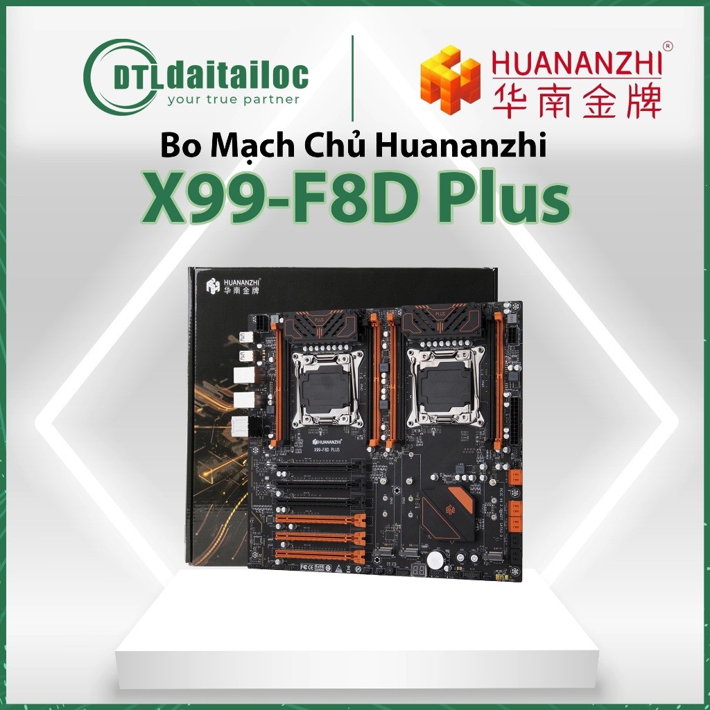Mainboard Bo Mạch Chủ HUANANZHI X99 F8D X99 TF-Q Dual CPU DDR4 - Hàng Chính Hãng | Shopee Việt Nam