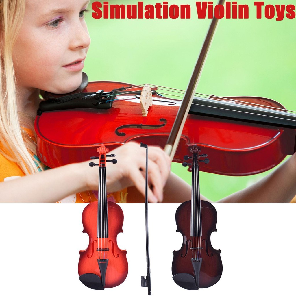 Simulation Violin Toys Musical Toy with Adjustable Strings Violin ...