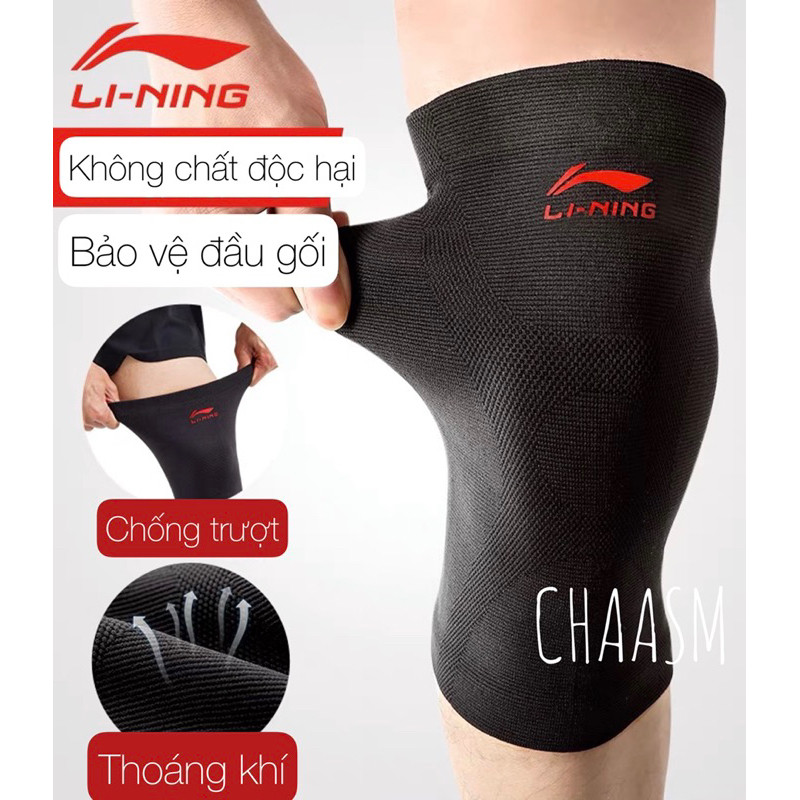 BẢN NÂNG CẤP Bao bảo vệ đầu gối thể thao/ băng đàn hồi đa chiều LINING ...