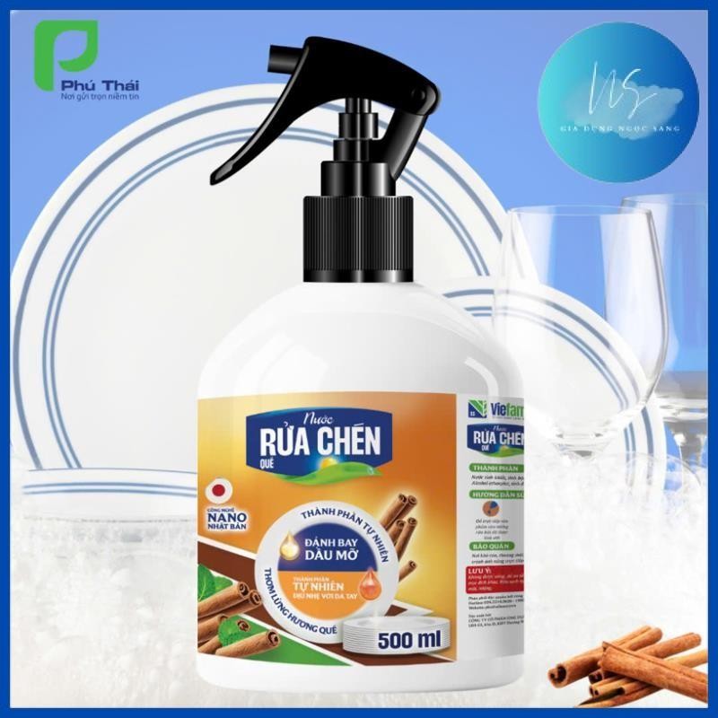 Nước rửa chén quế VIEFARM 500ml | Shopee Việt Nam