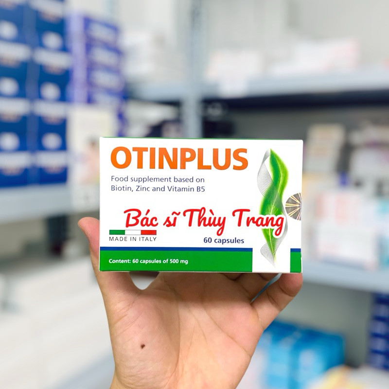 Viên uống OTINPLUS bổ sung BIOTIN, kẽm, B5 giúp đẹp tóc, lành thương ...