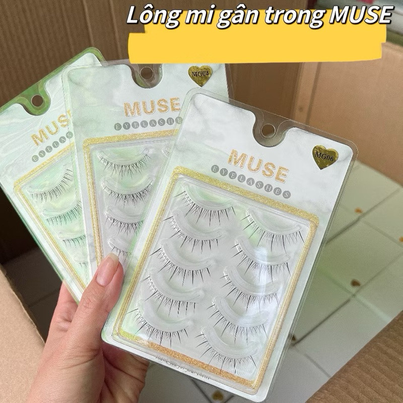 Mi gân trong mi giả tự nhiên MUSE mi giả | Shopee Việt Nam