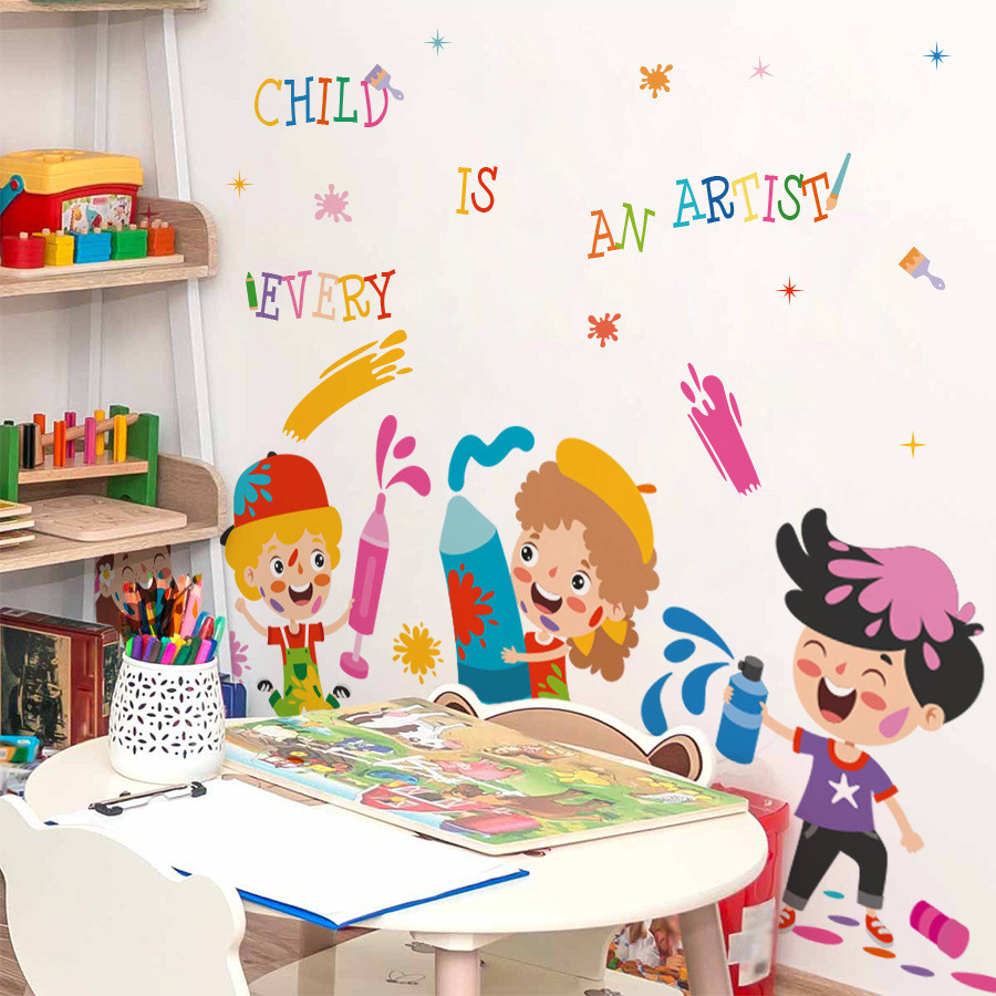 Crayon Graffiti Hoạt Hình Anime Dán Tường Phòng Trẻ Em Mẫu Giáo Trang ...