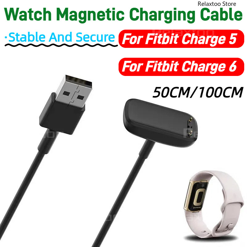 Dành Cho Fitbit Charge 5 6 Charge5 Charge6 Thay Thế Sạc USB Dây Cáp Fitbit Luxe Adapter Đế Sạc ...