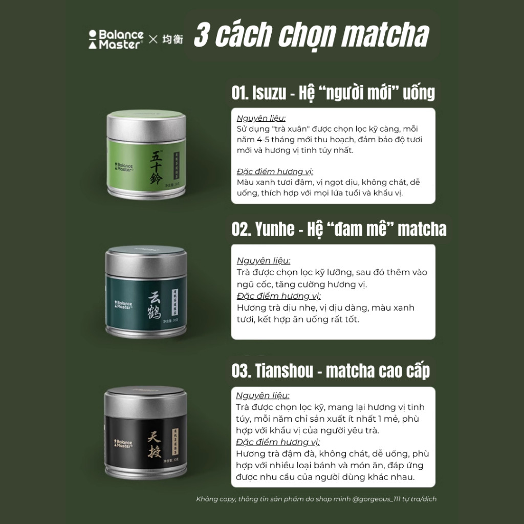 Matcha Chiết 10Gr Nhiều Loại, Matcha Nhật Bản, Matcha Nội Địa Trung ...