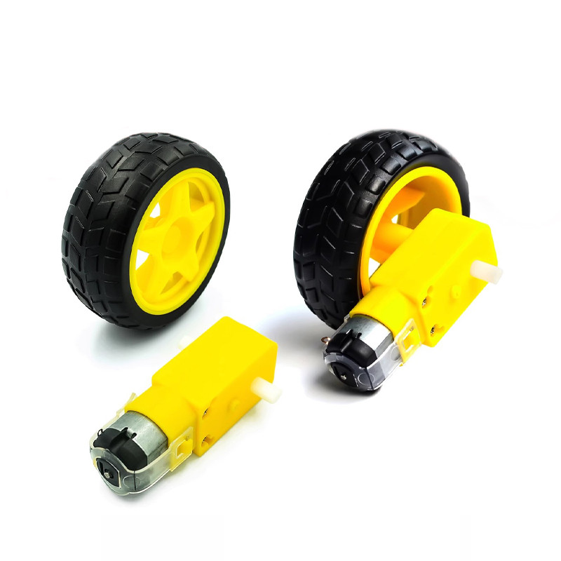 Bánh xe 65mm DC3V-6V Động cơ 130 Gear động cơ có bánh xe cho xe thông ...