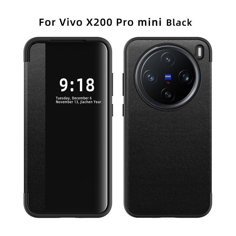 Sang Trọng Kinh Doanh Đồng Bằng Da Lật Trường Hợp Điện Thoại Cho Vivo X200 Pro Mini X200 Pro ...