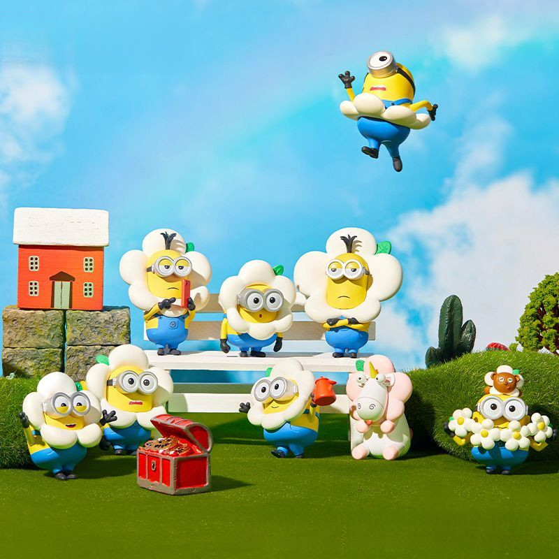 Little Yellow Man Mini Man Miếng dán từ tính Le Flower Edition Hand Hộp ...