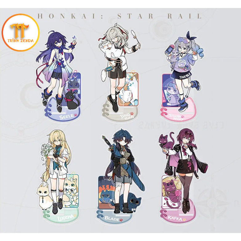 Honkai Star Rail Cat Series Acrylic Stand Blade Hình Hiển Thị Jing Yuan ...