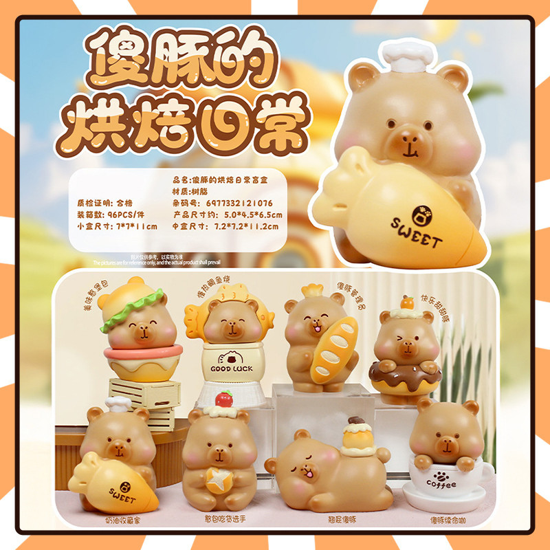 Mô hình Capybara nướng bánh mì, blindbox capybara - h2t toys | Shopee Việt Nam