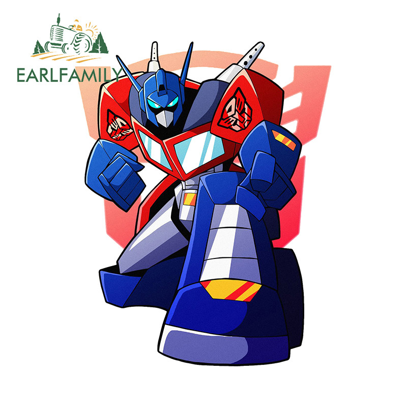 Earlfamily 13cm Transformers Optimus Prime Xe Dán Thú Vị Xe Đẩy Chống ...