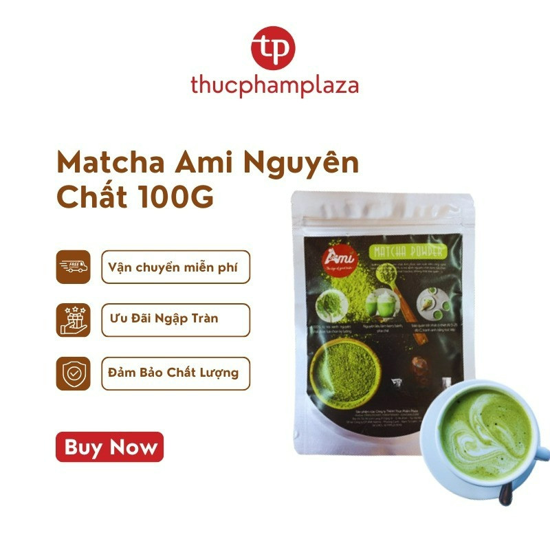 Bột trà xanh matcha AMI (Nhật) - Gói 100g | Shopee Việt Nam