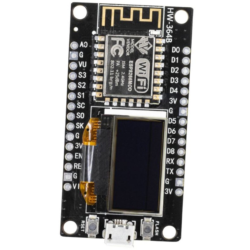 [Có sẵn] Kít RF thu phát Wifi ESP8266 NodeMCU Oled 0.96inch - thegioimodule | Shopee Việt Nam