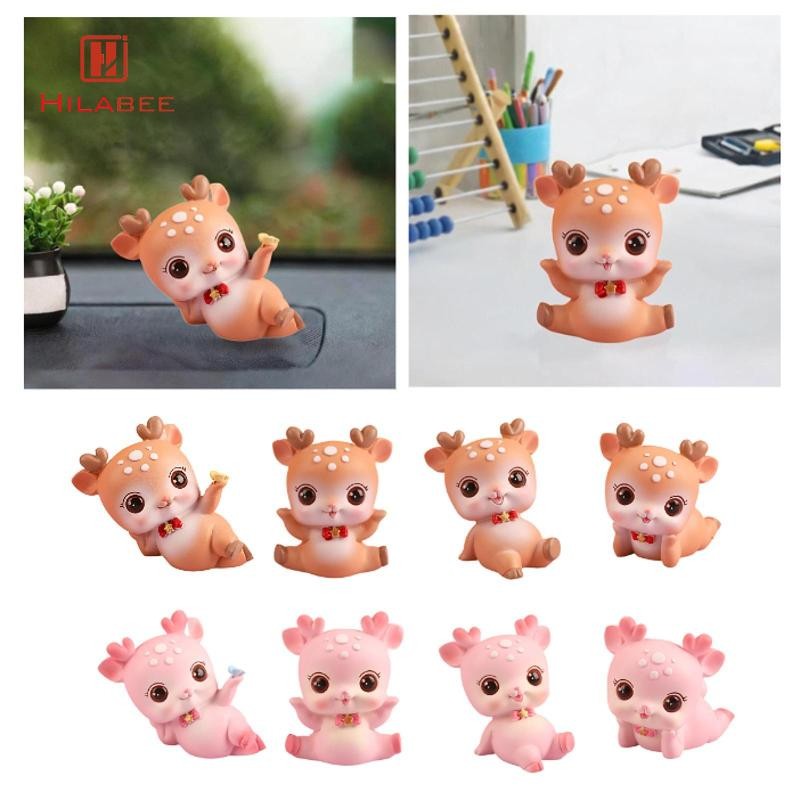 Hươu Thu Nhỏ Bức Tượng Micro Phong Cảnh Trang Trí Bộ Sưu Tập Nhựa Sáng ...