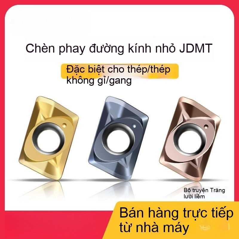【Khuyến mãi trợ cấp】 Dao phay đường kính nhỏ JDMT70204/070208 lưỡi phay cacbua thép vonfram dao ...