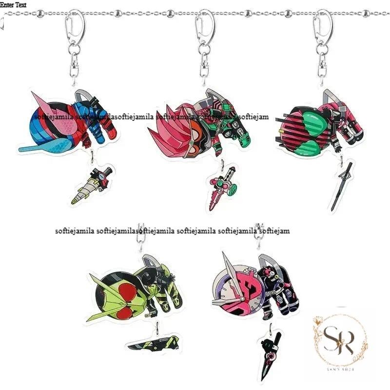 kamen rider keychain Cartoon Figure Pendant Key Chain for Fans ...