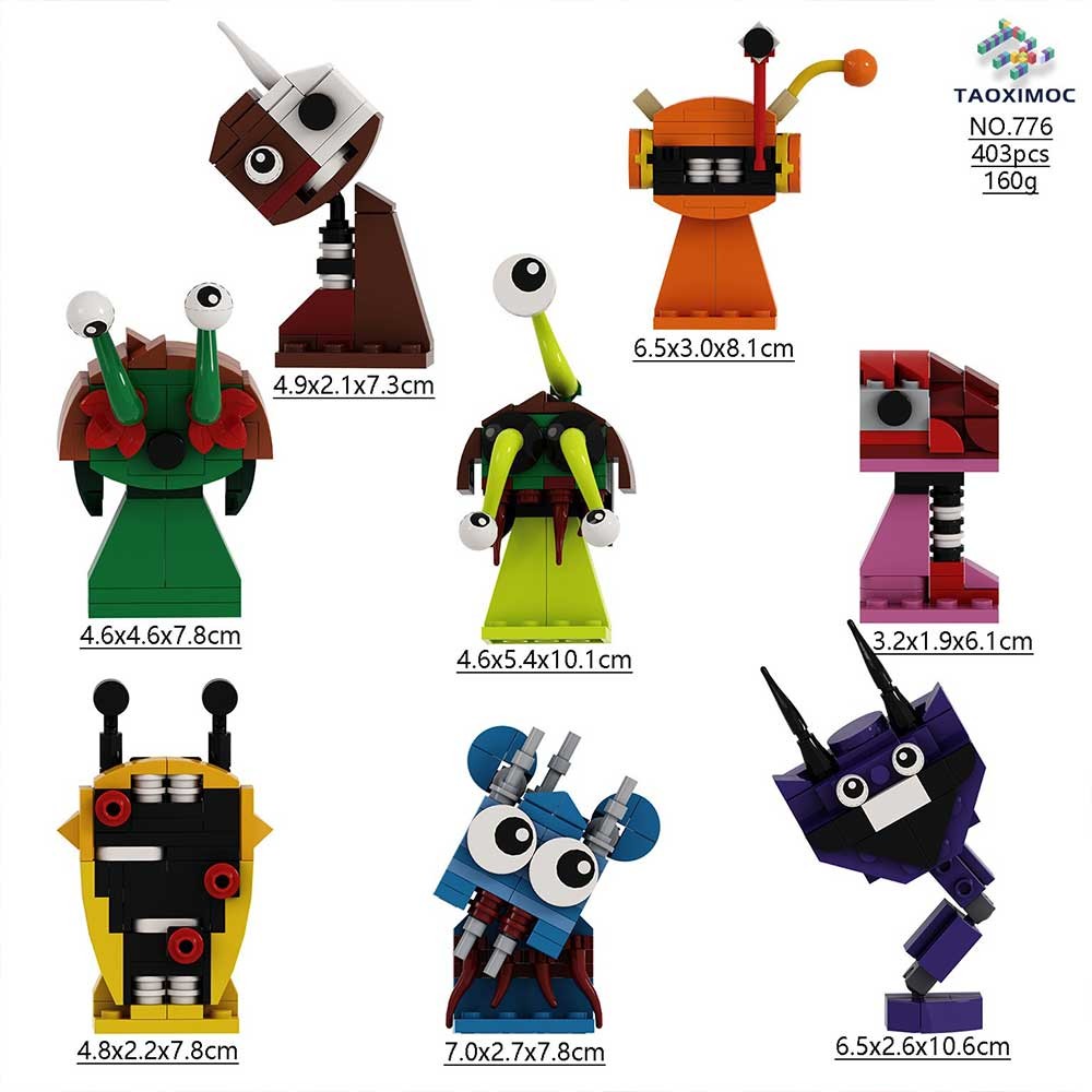 Sprunki Rhythm Box Monster Game Characters Handmade Model Building ...