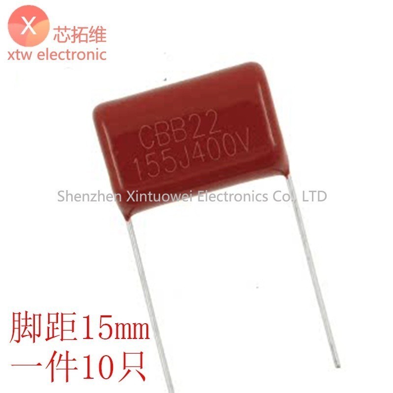 10 Cái / lốc Mỏng Tụ Điện CBB22 400V155J 1.5UF 400V CBB Tụ Điện Cho Đèn Tiết Kiệm Năng Lượng P ...