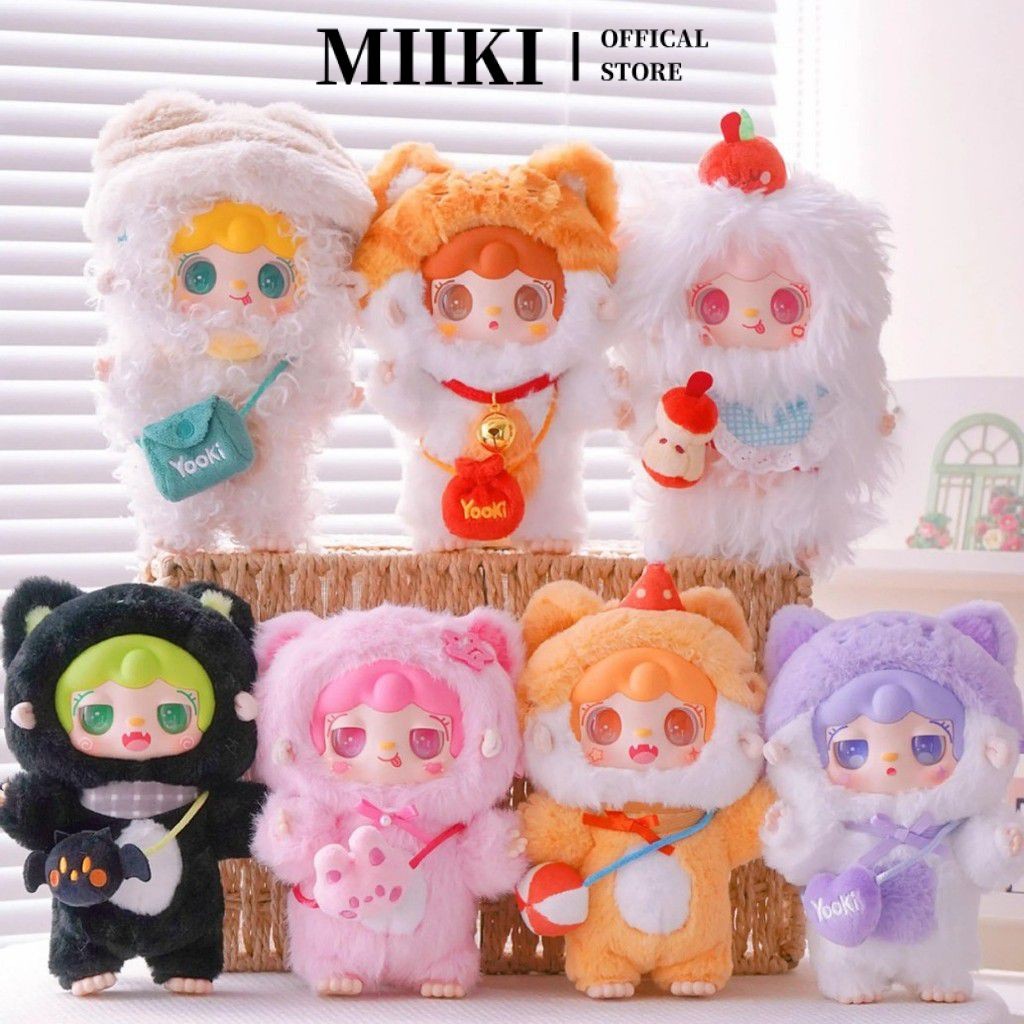 EELHOE Yooki Second Generation Meow Kindergarten Series Plush Mystery ...