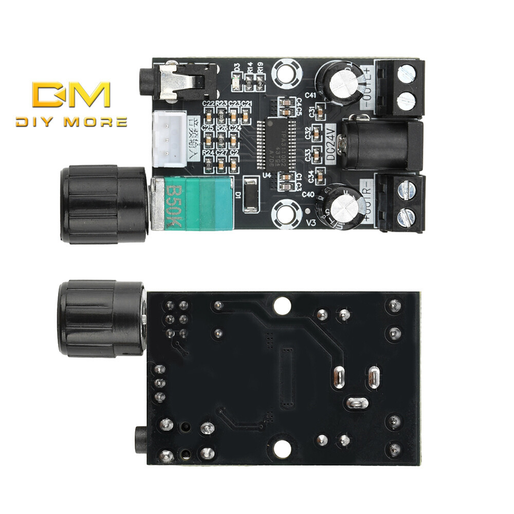 DIYMORE XH-A240 DC8-26V Bảng khuếch đại kỹ thuật số nhỏ đa năng HD TPA3110D2 Mô-đun bảng khuếch ...