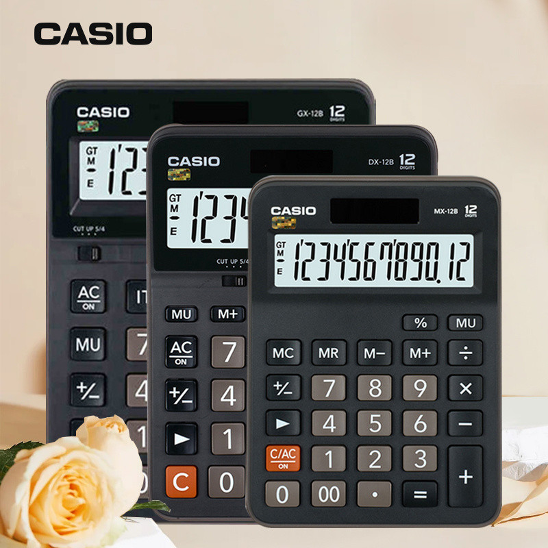 Máy tính casio / casio DX-12B Stall Dụng cụ tiện dụng Văn phòng kinh doanh Máy tính tài chính ...