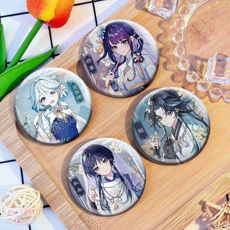 58mm Genshin Impact Xiao Beelzebul Raiden Shogun Wanderer Balladeer ...