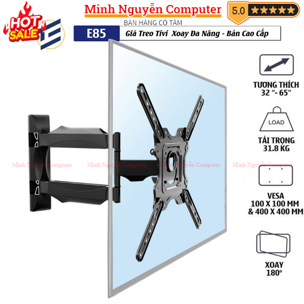 Giá treo tivi Ergotek E85 Khung treo tivi xoay đa năng E85 từ 32 đến 65 inch - Minh Nguyễn ...