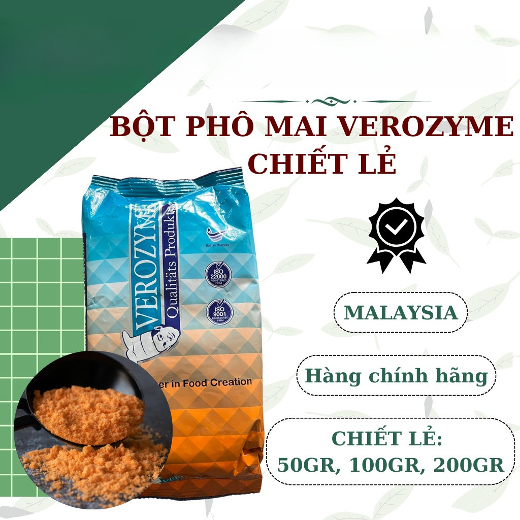 Bột Phô Mai Verozyme Malaysia - Chiết Lẻ | Shopee Việt Nam