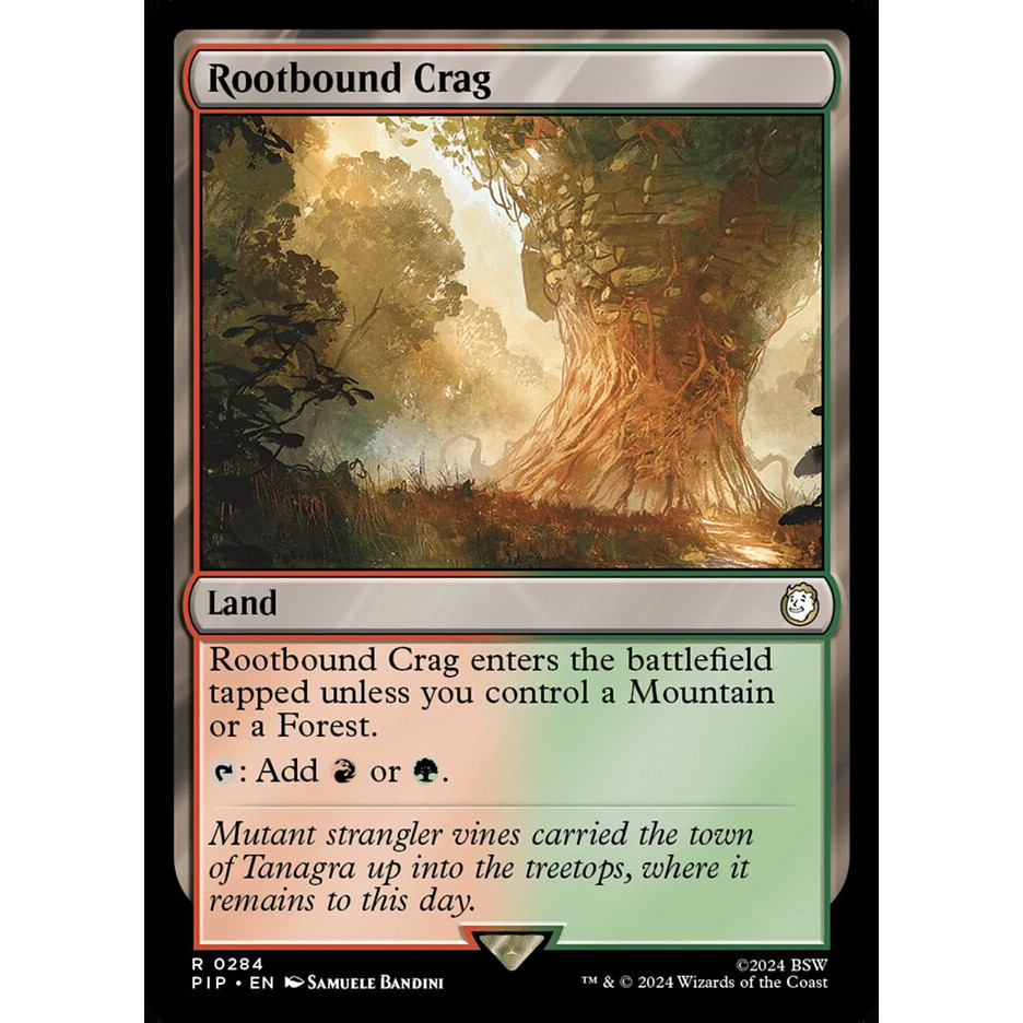 Magic the Gathering - Universes Beyond: Fallout - Rootbound Crag ...
