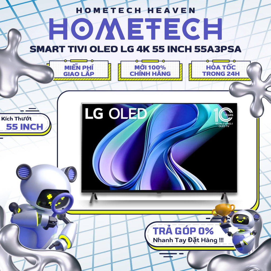 [GIAO LẮP MIỄN PHÍ] 55A3PSA - Smart Tivi OLED LG 4K 55 inch OLED55A3PSA - Hàng Chính Hãng, Mới ...