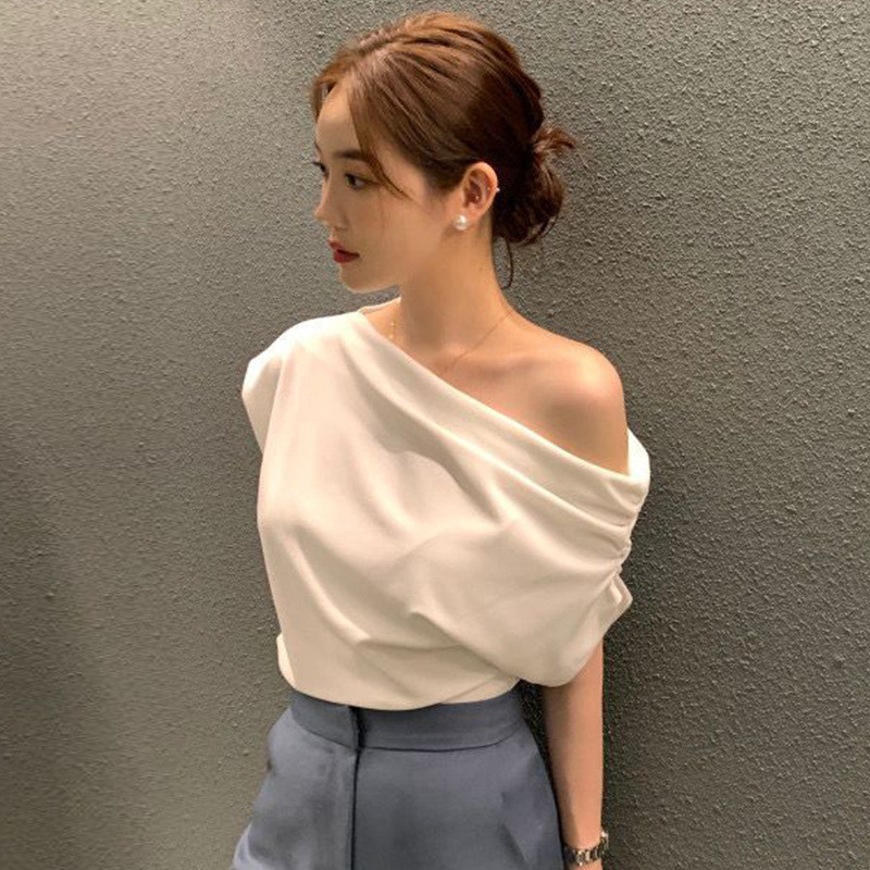 Áo thun nữ tay ngắn Hàn Quốc sang trọng hàng đầu mùa hè mới Niche Thiết ...