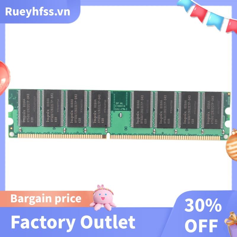 Ddr 1GB Bộ nhớ PC Ram DDR1 Máy tính để bàn PC3200 400 MHz 184 Pin Máy ...