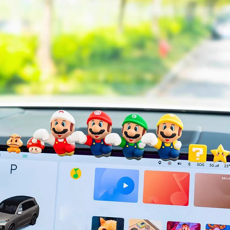 Trò Chơi Super Mario Bros Bảng Điều Khiển Trung Tâm Ô Tô Trang Trí Nội ...