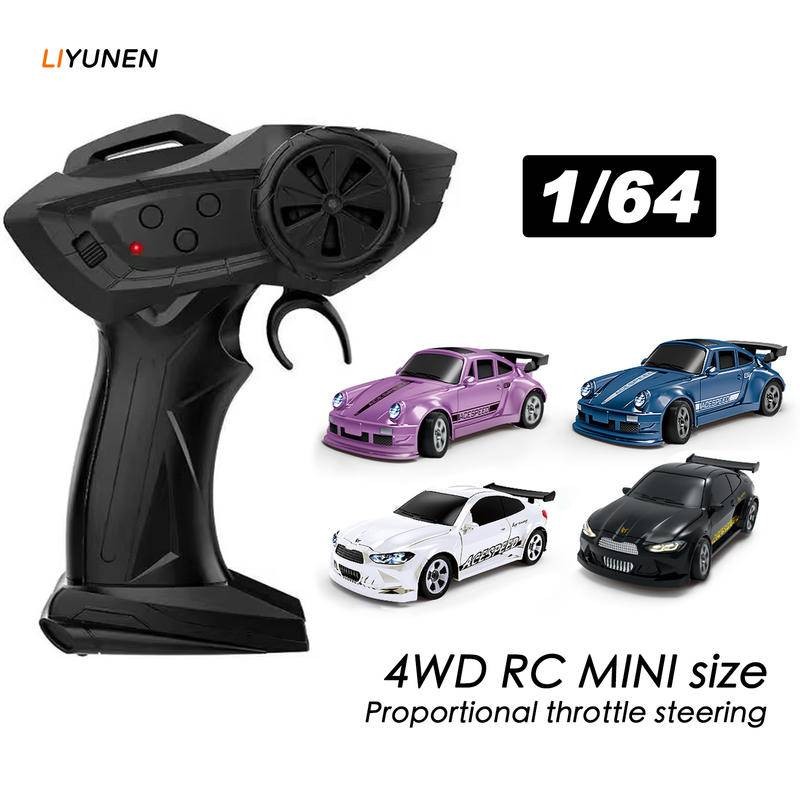 1: 64 MINI RC Car 4WD Tốc Độ Cao Tỷ Lệ Tay Ga Lái Điều Khiển Từ Xa Trôi ...