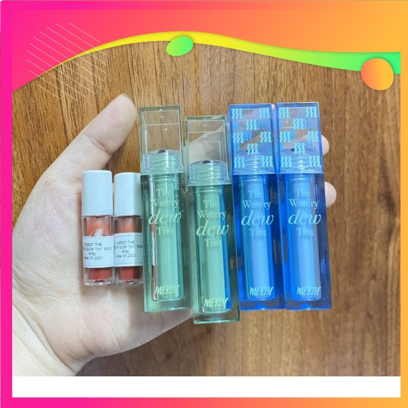 [Son chiết] Son tint bóng Merzy The Watery Dew Tint ver 4 mới WD19 WD20 ...
