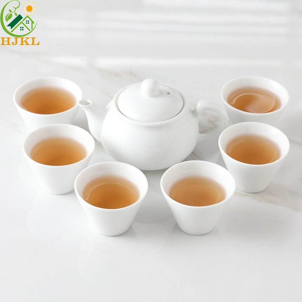 Hjkl 6 / 7 Cái / bộ Ấm Trà Trung Quốc và Bộ Cốc Quà Tặng Chịu Nhiệt Cho ...