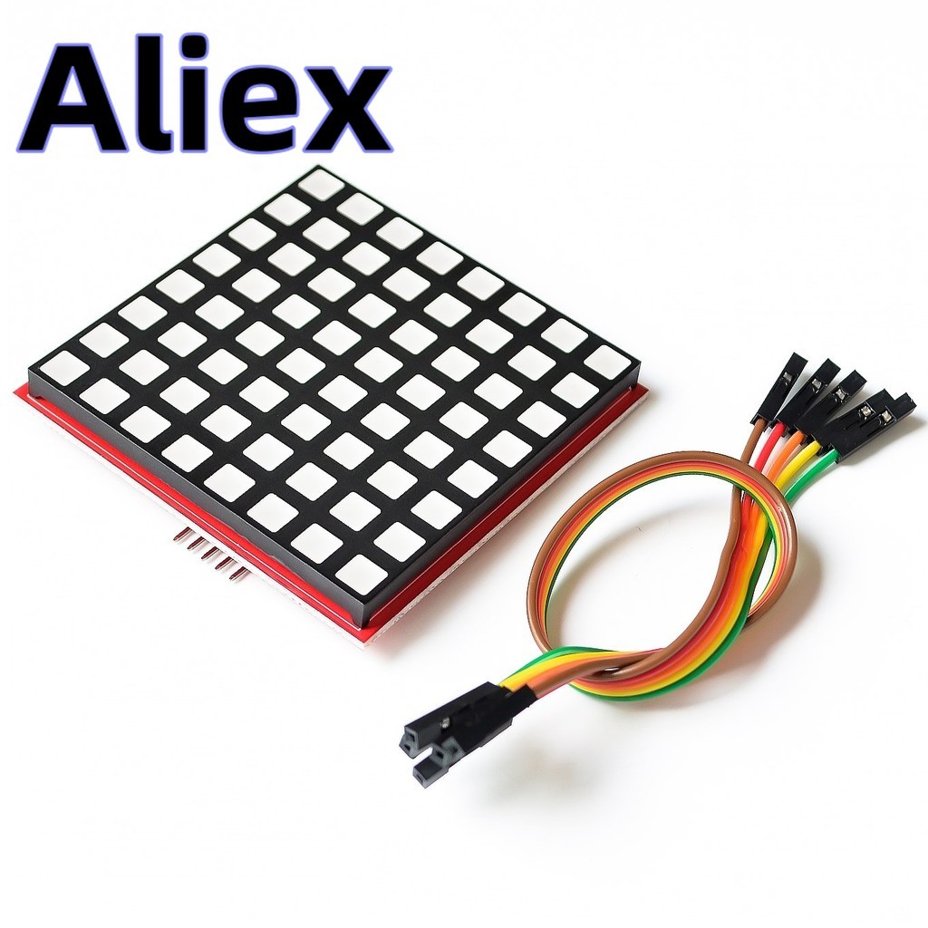 Bảng màn hình LED Full Color Dot Matrix RGB LED 8 * 8 Dot Matrix Module cho Raspberry Pi 3 / 2 ...